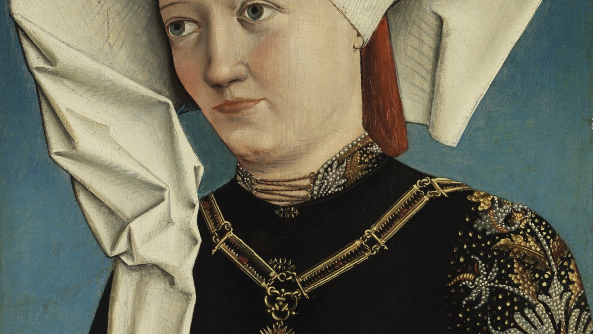 Portrait of a Lady wearing the Order of the Swan - Anonymous German ...