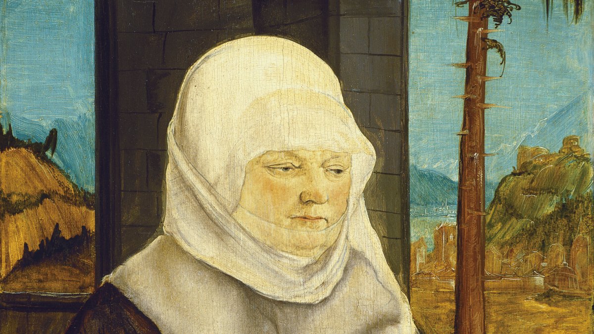 Portrait of a Woman of the Reuss Family - Huber, Wolf. Museo Nacional ...