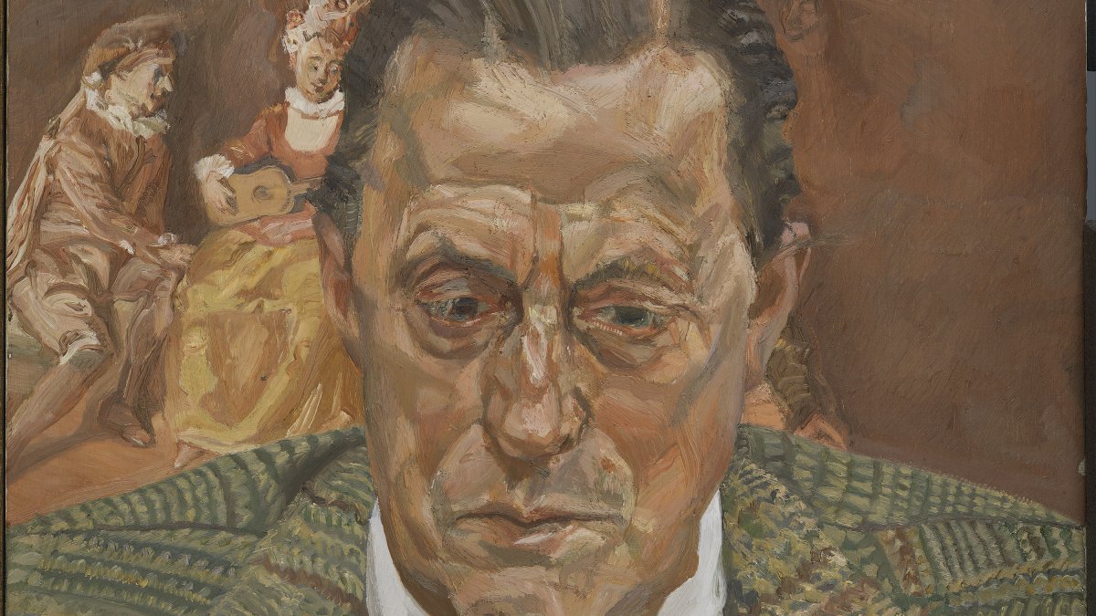Portrait of a Man (Baron H.H. Thyssen-Bornemisza) - Freud, Lucian ...