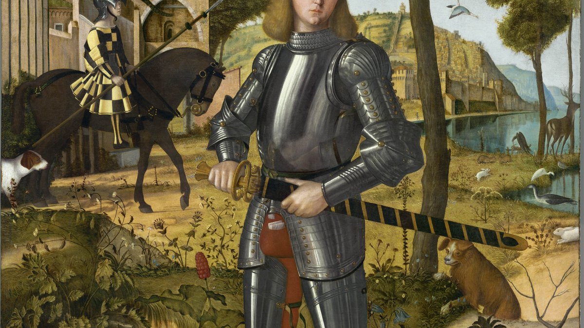 Young Knight in a Landscape - Carpaccio, Vittore. Museo Nacional ...