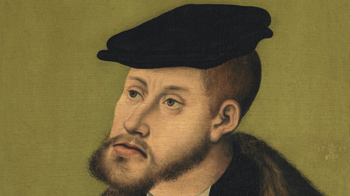 Portrait of the Emperor Charles V - Cranach, Lucas (the Elder). Museo Nacional Thyssen-Bornemisza