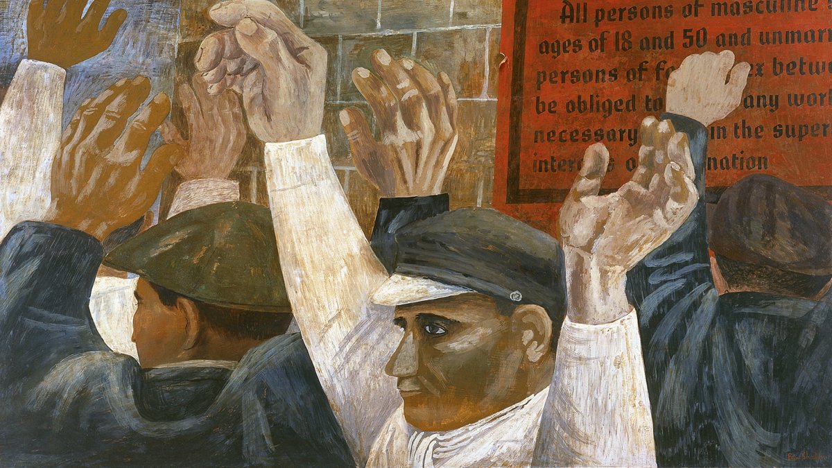 French Workers - Shahn, Ben. Museo Nacional Thyssen-Bornemisza
