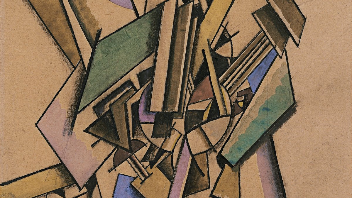 Vorticist Study - Wadsworth, Edward. Museo Nacional Thyssen-Bornemisza