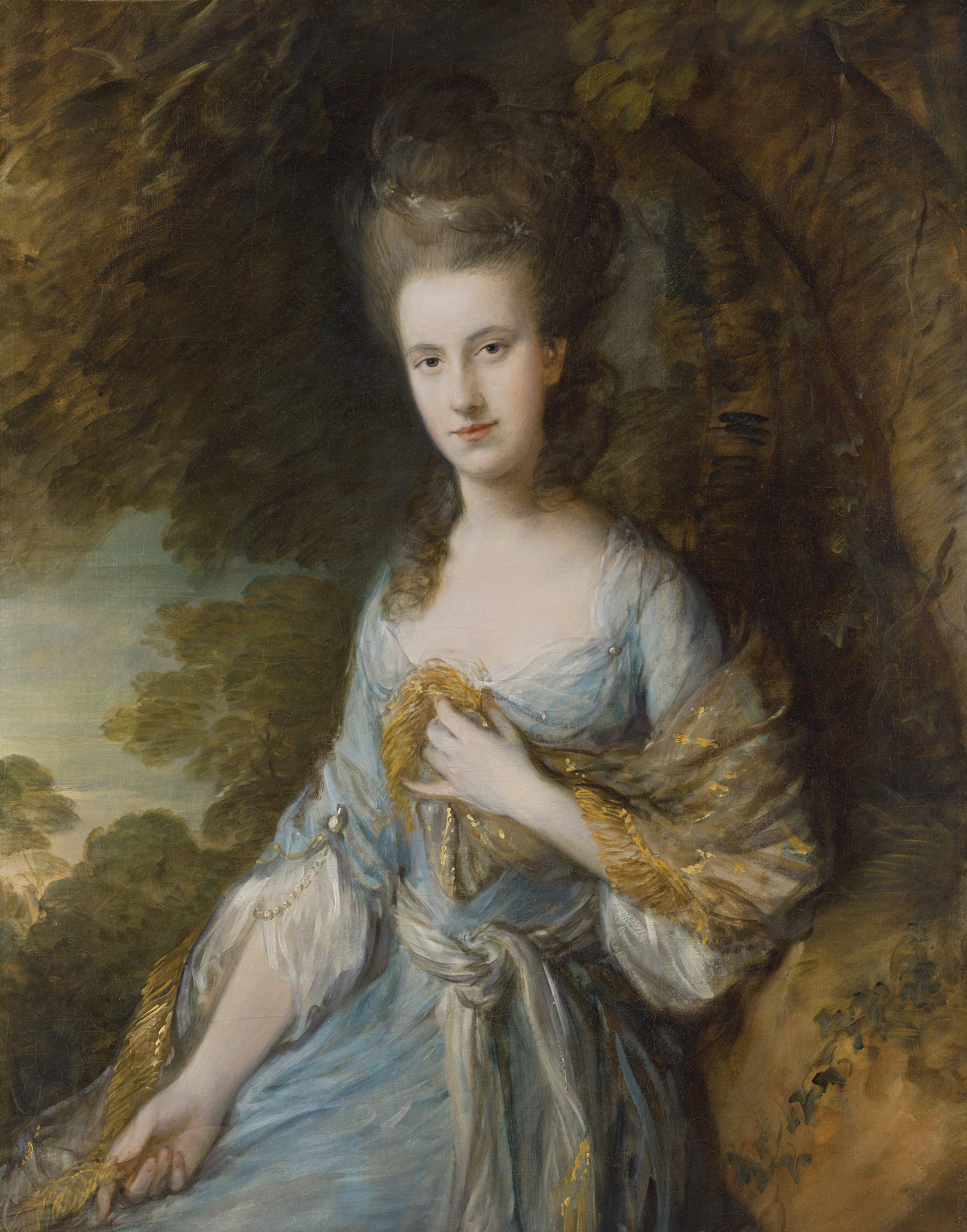Retrato de Sarah Buxton - Gainsborough, Thomas. Museo Nacional Thyssen ...
