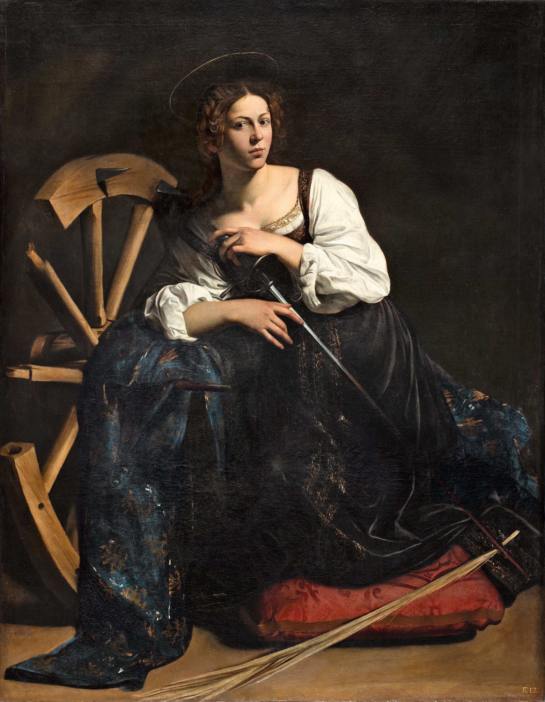Santa Catalina de Alejandría - Caravaggio (Michelangelo Merisi). Museo ...