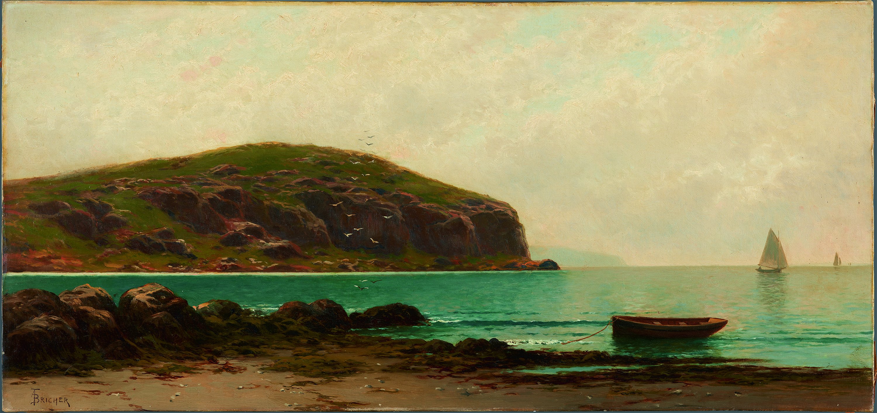 Coastal View - Bricher, Alfred Thompson. Museo Nacional Thyssen-Bornemisza