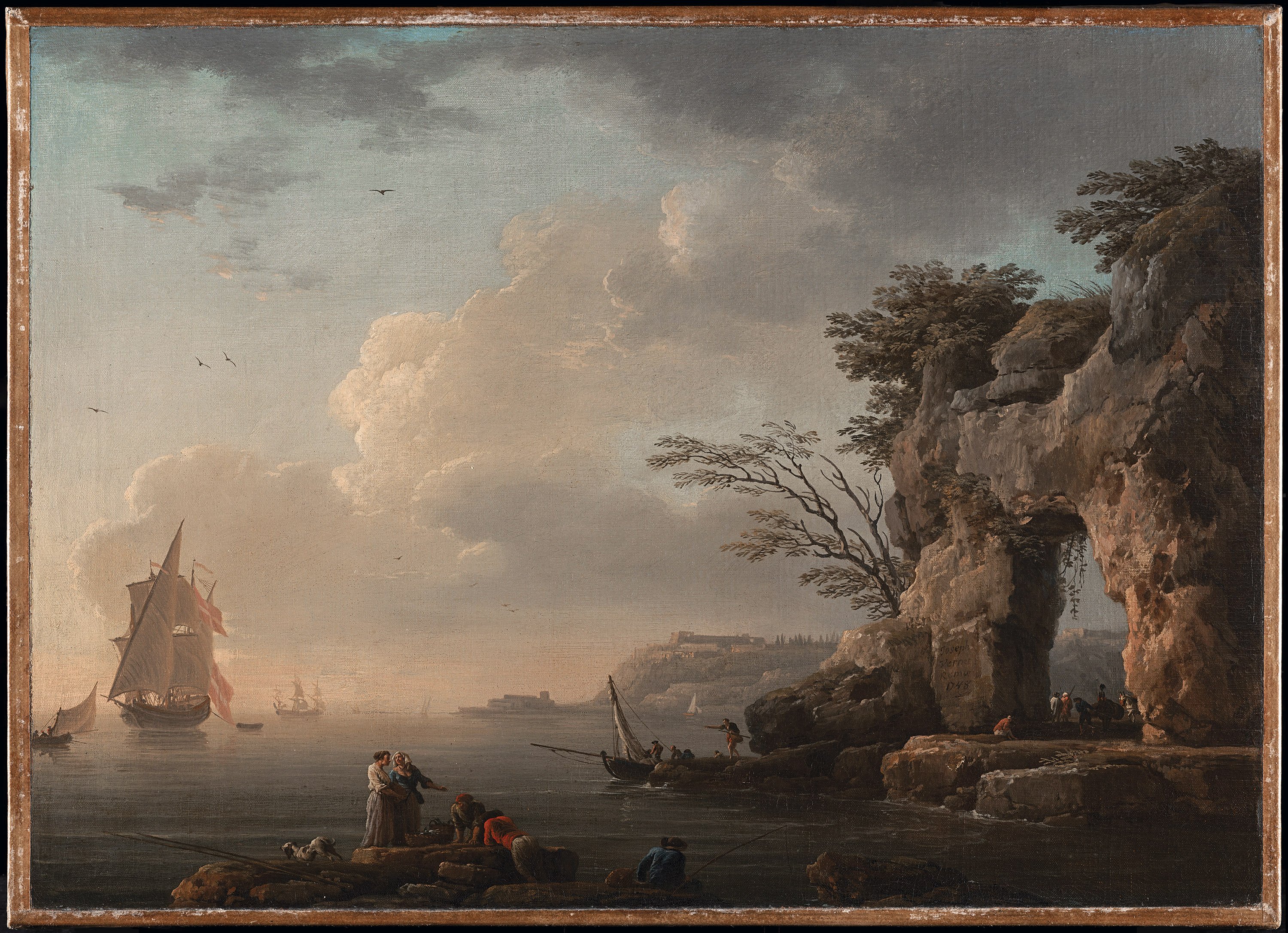 Mar en calma - Vernet, Claude-Joseph. Museo Nacional Thyssen-Bornemisza