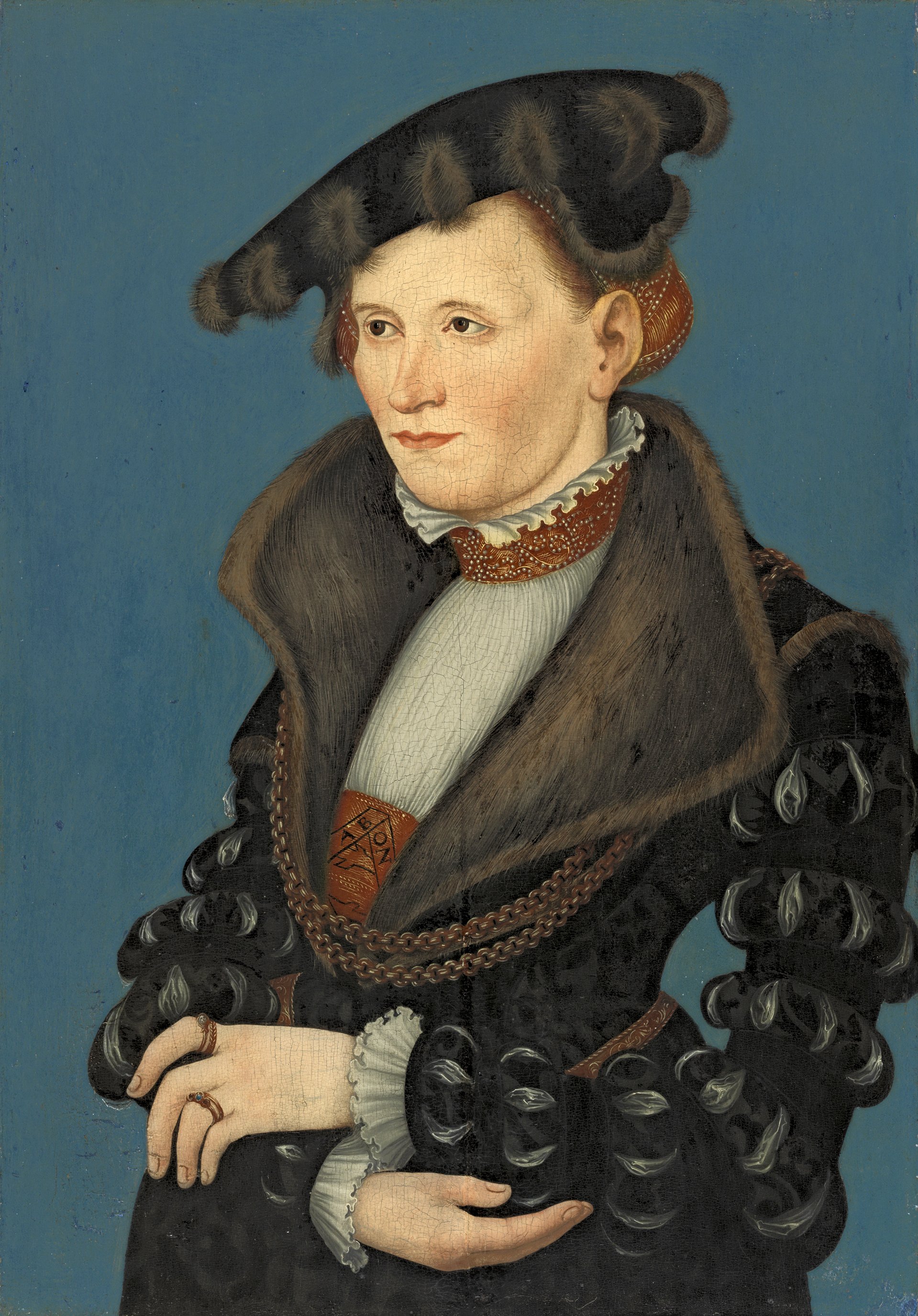 Retrato de una mujer - Cranach, Lucas (el Joven). Museo Nacional ...