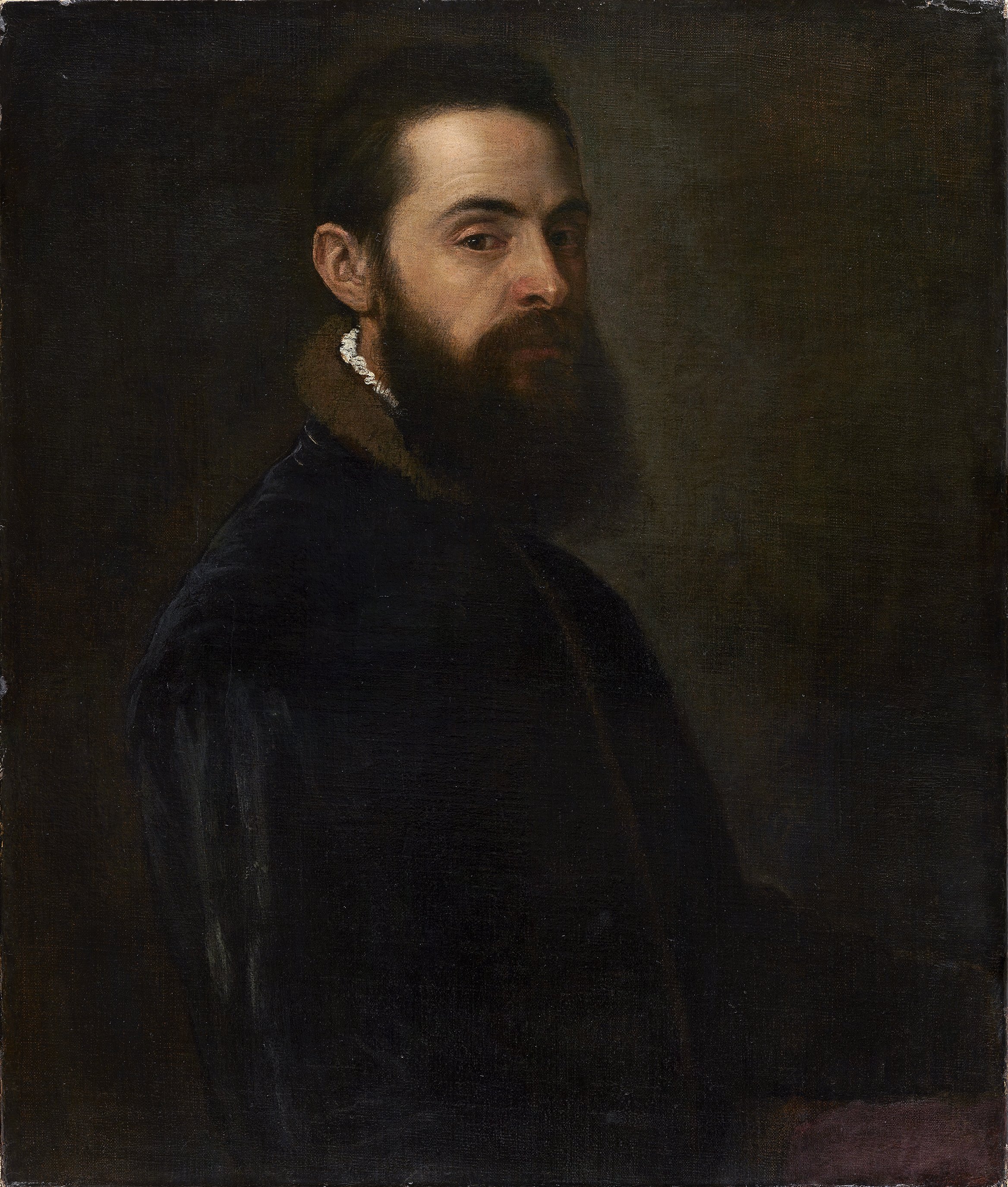 Retrato de Antonio Anselmi - Tiziano. Museo Nacional Thyssen-Bornemisza
