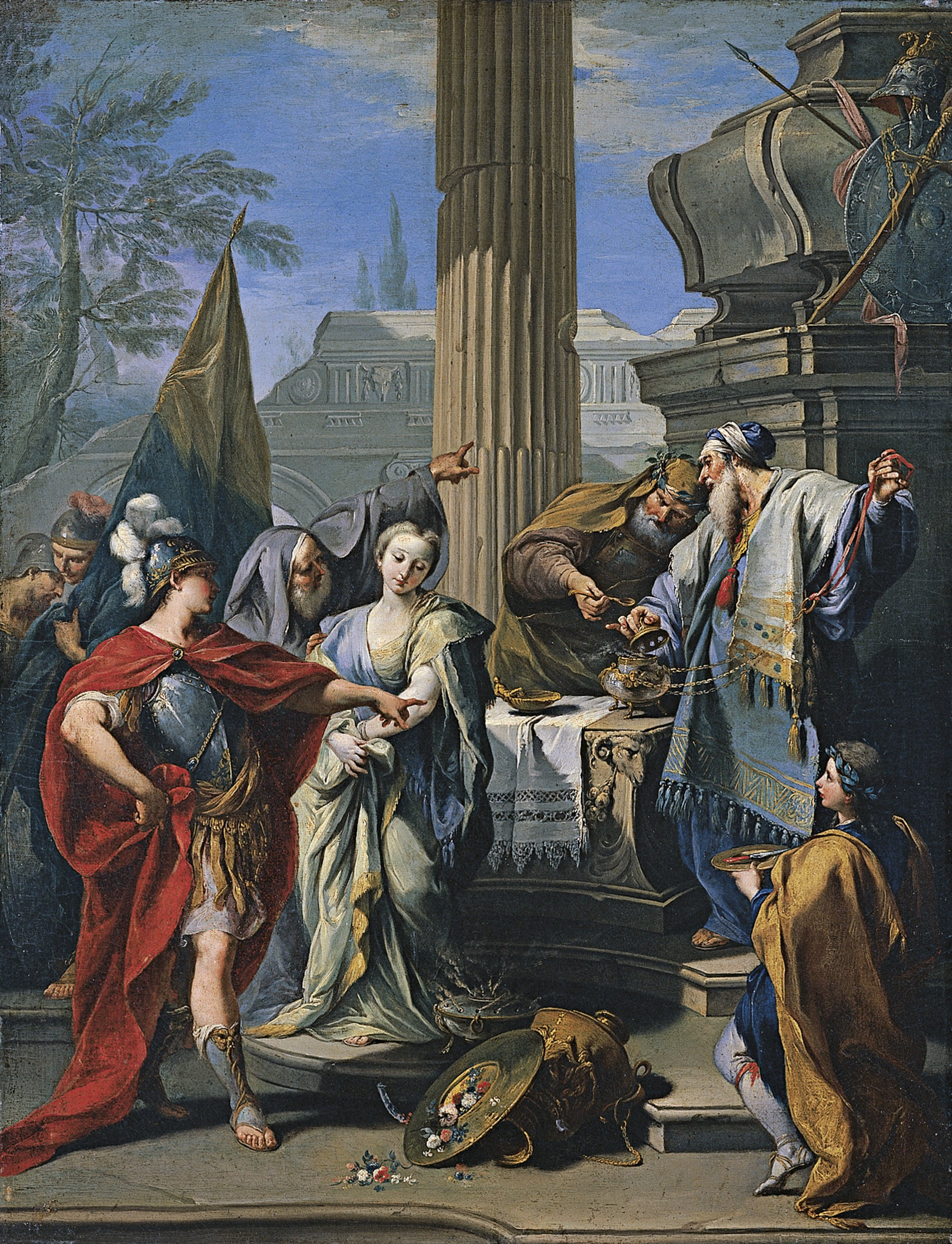 The Sacrifice of Polyxena - Pittoni, Giovanni Battista (workshop ...