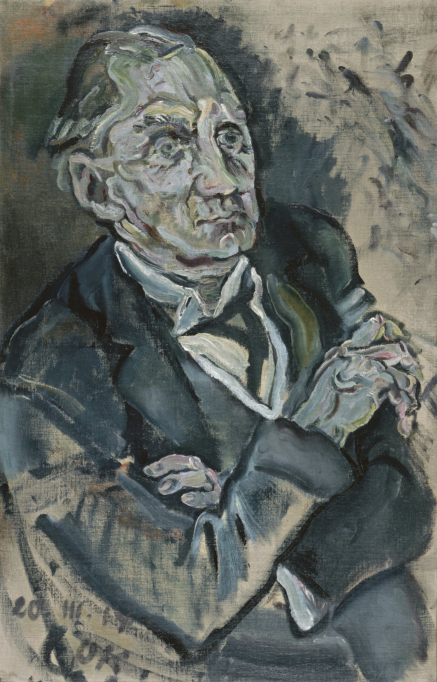 Portrait of Max Schmidt - Kokoschka, Oskar. Museo Nacional Thyssen ...