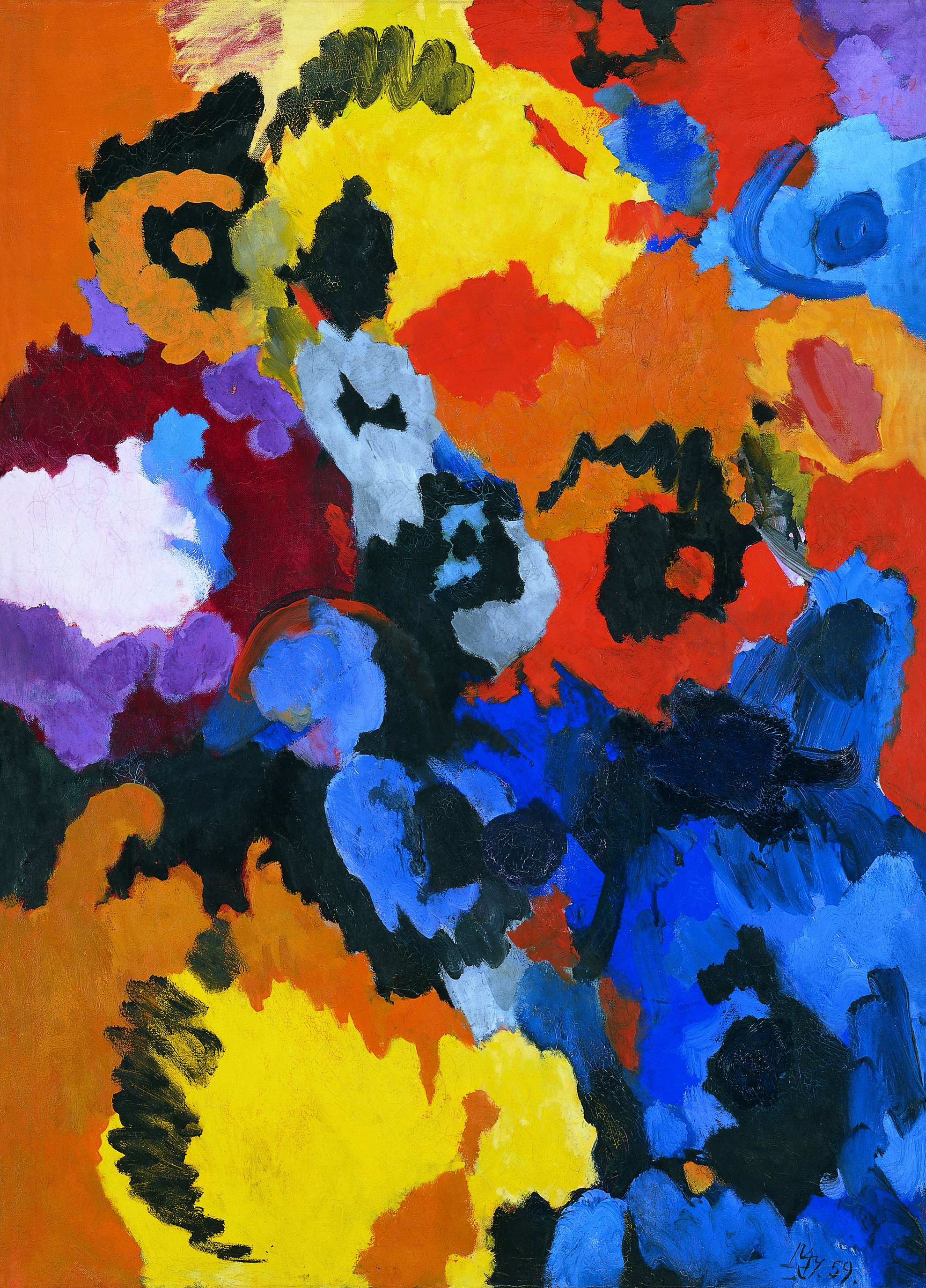 Polychrome - Nay, Ernst Wilhelm. Museo Nacional Thyssen-Bornemisza