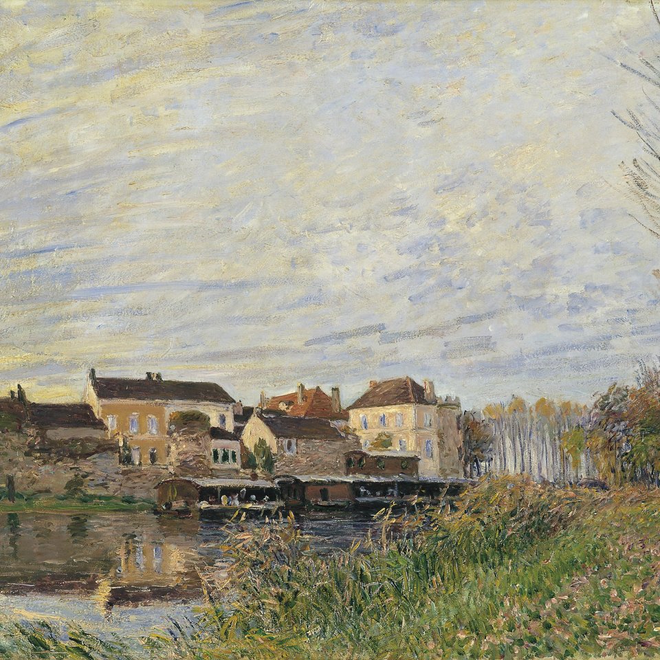 The Flood at Port-Marly - Sisley, Alfred. Museo Nacional Thyssen-Bornemisza